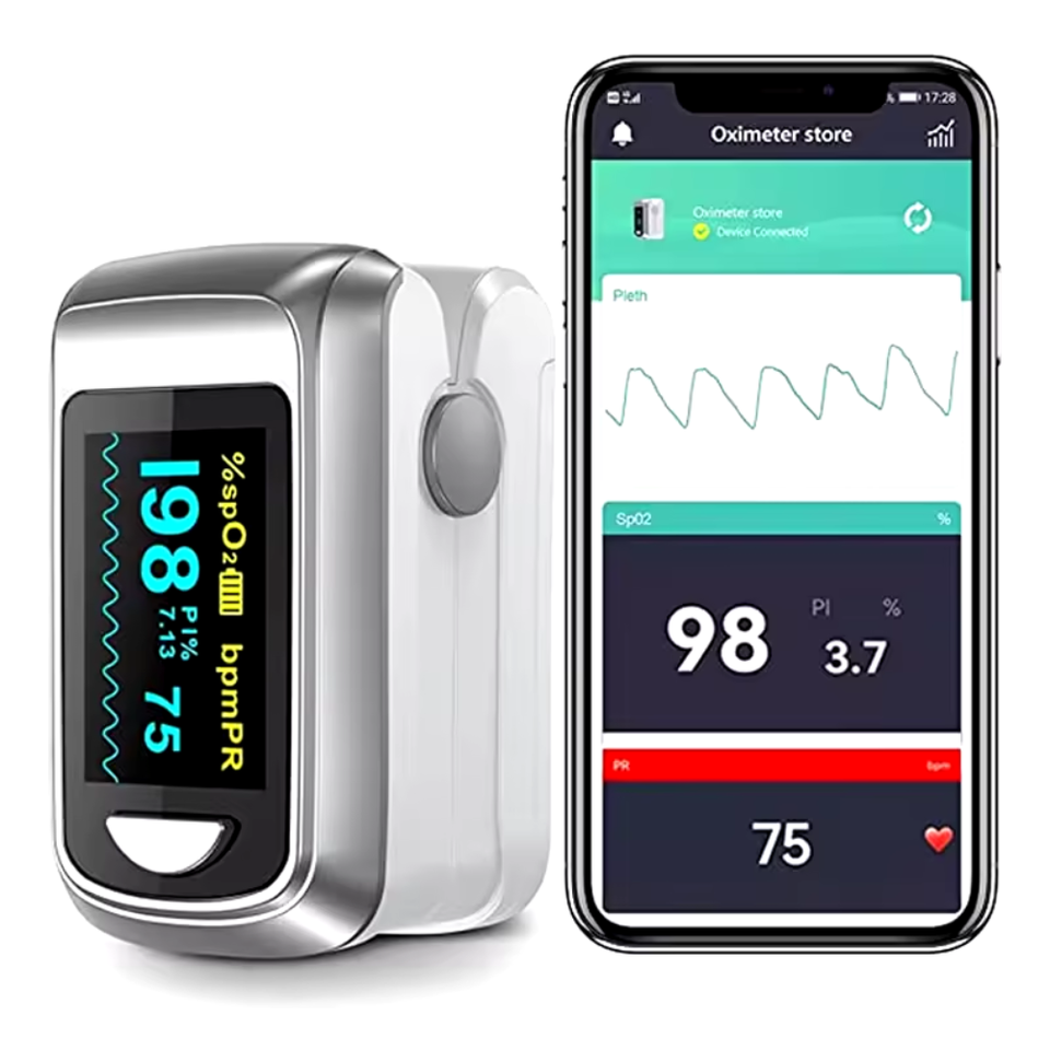 Blood Sugar Meter and Blood Oxygen Monitor with App - Bluetooth Contro ...