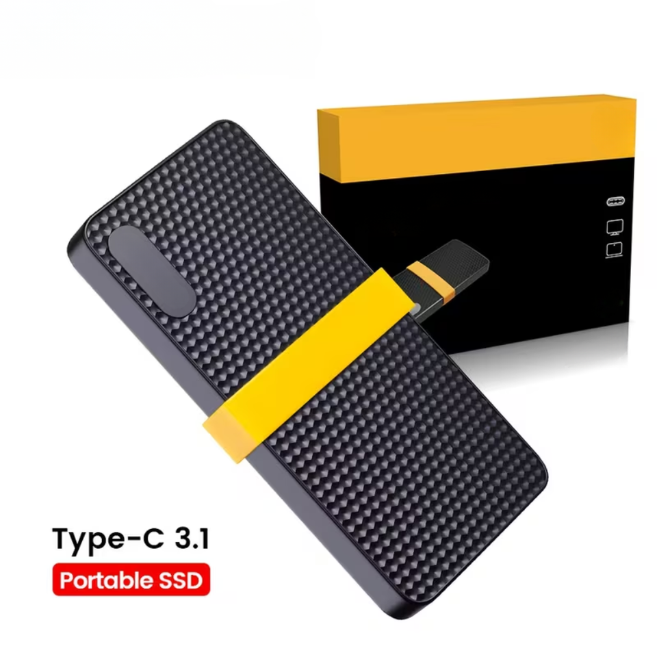 External SSD with USB-C interface – Portable storage for files and data ...