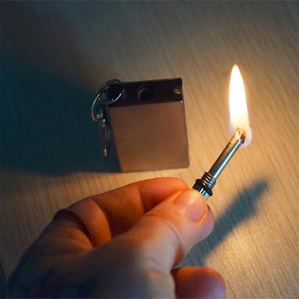 Metal Fire Starter - PyroLite - Outdoor Use - Reusable Rod – Maximum ...